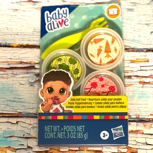 Hasbro | Toys | Two New Package Hasbro Baby Alive Solid Doll Food Broccoli Carrots Beats W Fork ...